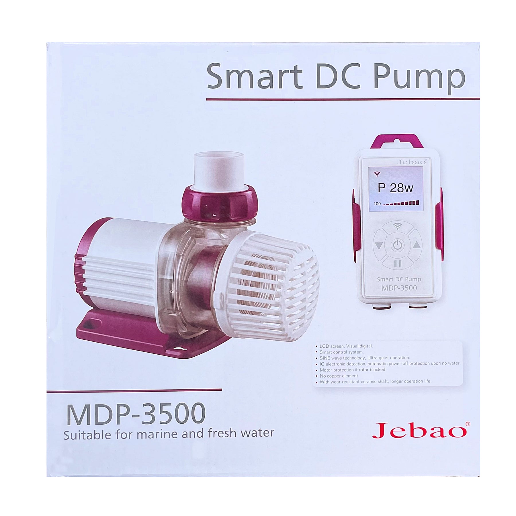 Jebao Smart DC Pump MDP3500 (WIFI & Manual Controller) – Essex Marine Aquatics