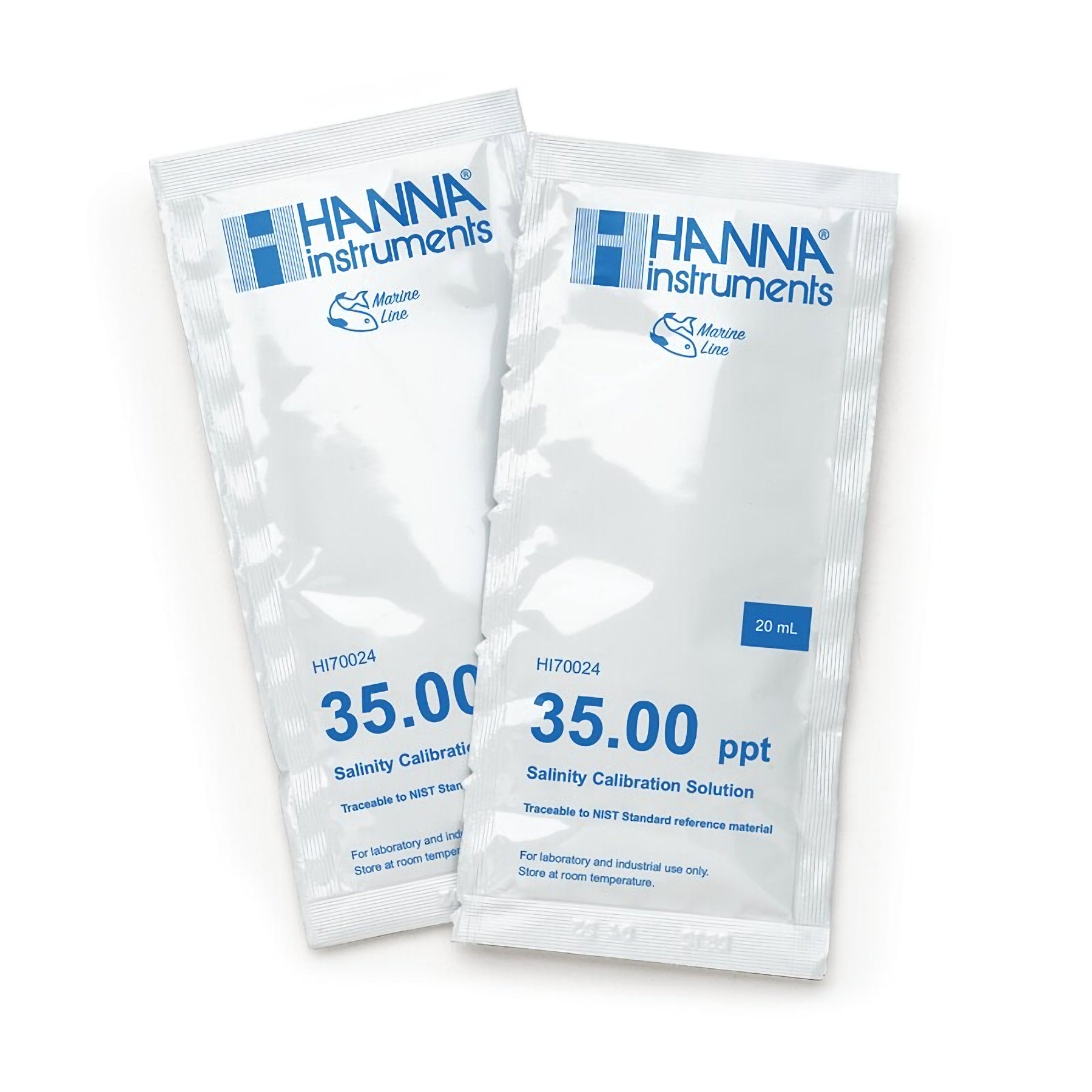 Hanna 35ppt Salinity Calibration Sachet (20ml) – Essex Marine Aquatics