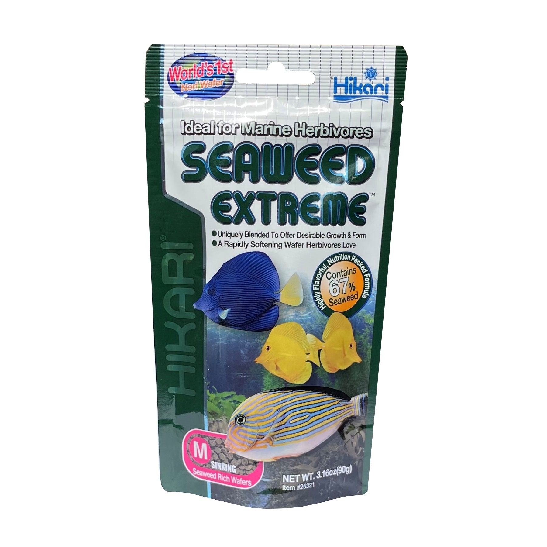 Hikari Seaweed Extreme Wafer Pellet 90g (Medium) – Essex Marine Aquatics