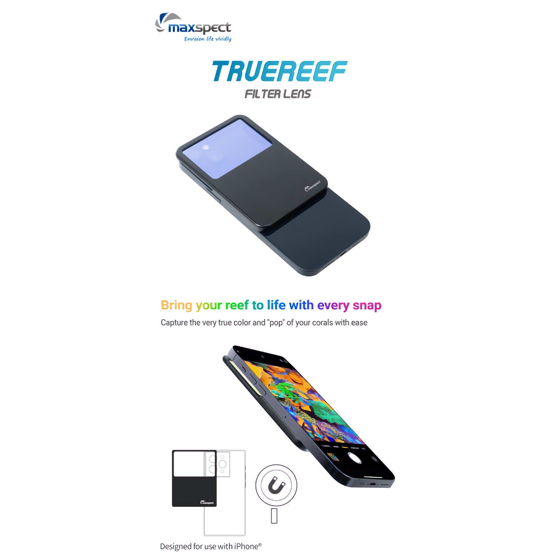 Maxspect TrueReef Filter Lens - Gouda Cheese – Essex Marine Aquatics