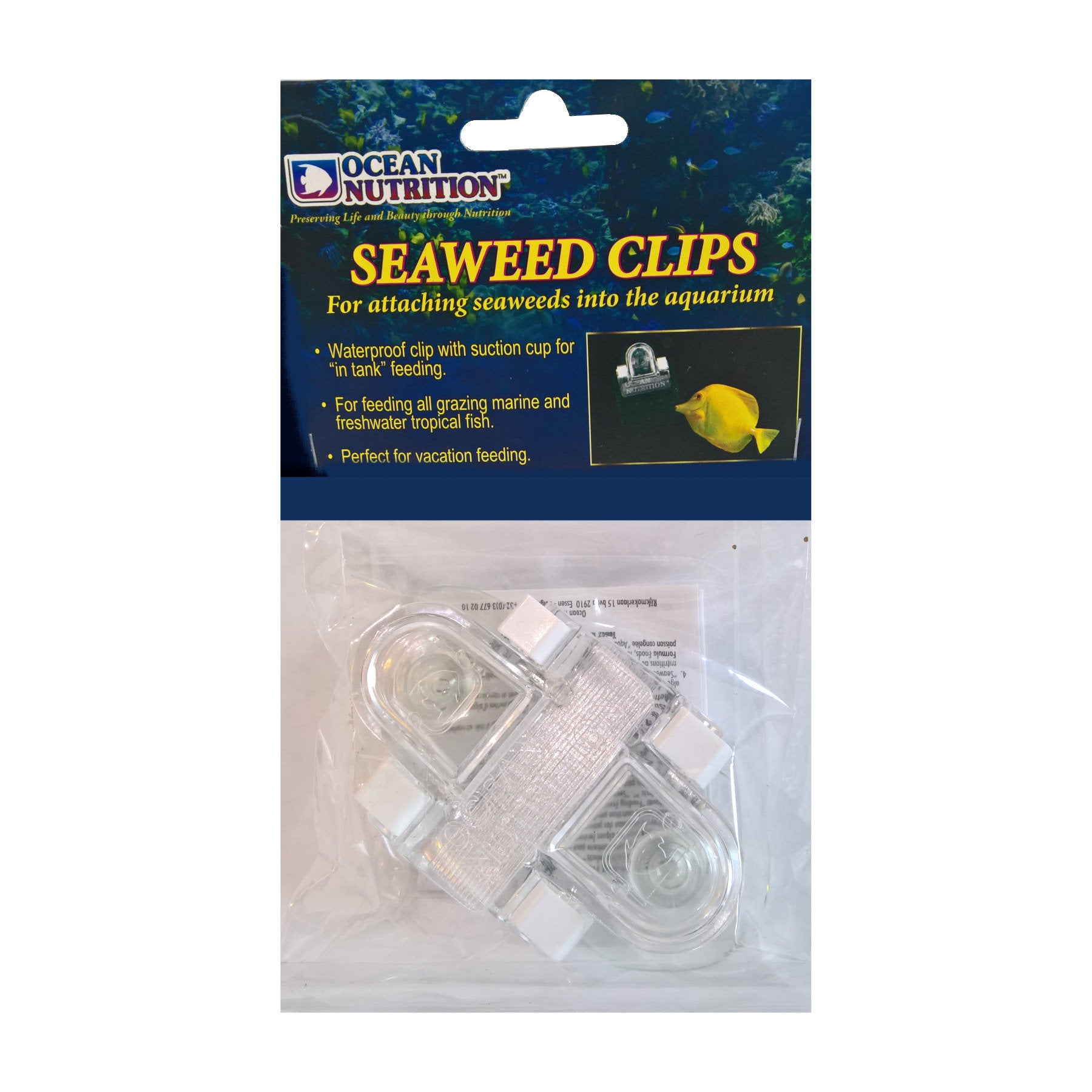 Ocean Nutrition Seaweed Clips (Pack of 2) – Essex Marine Aquatics