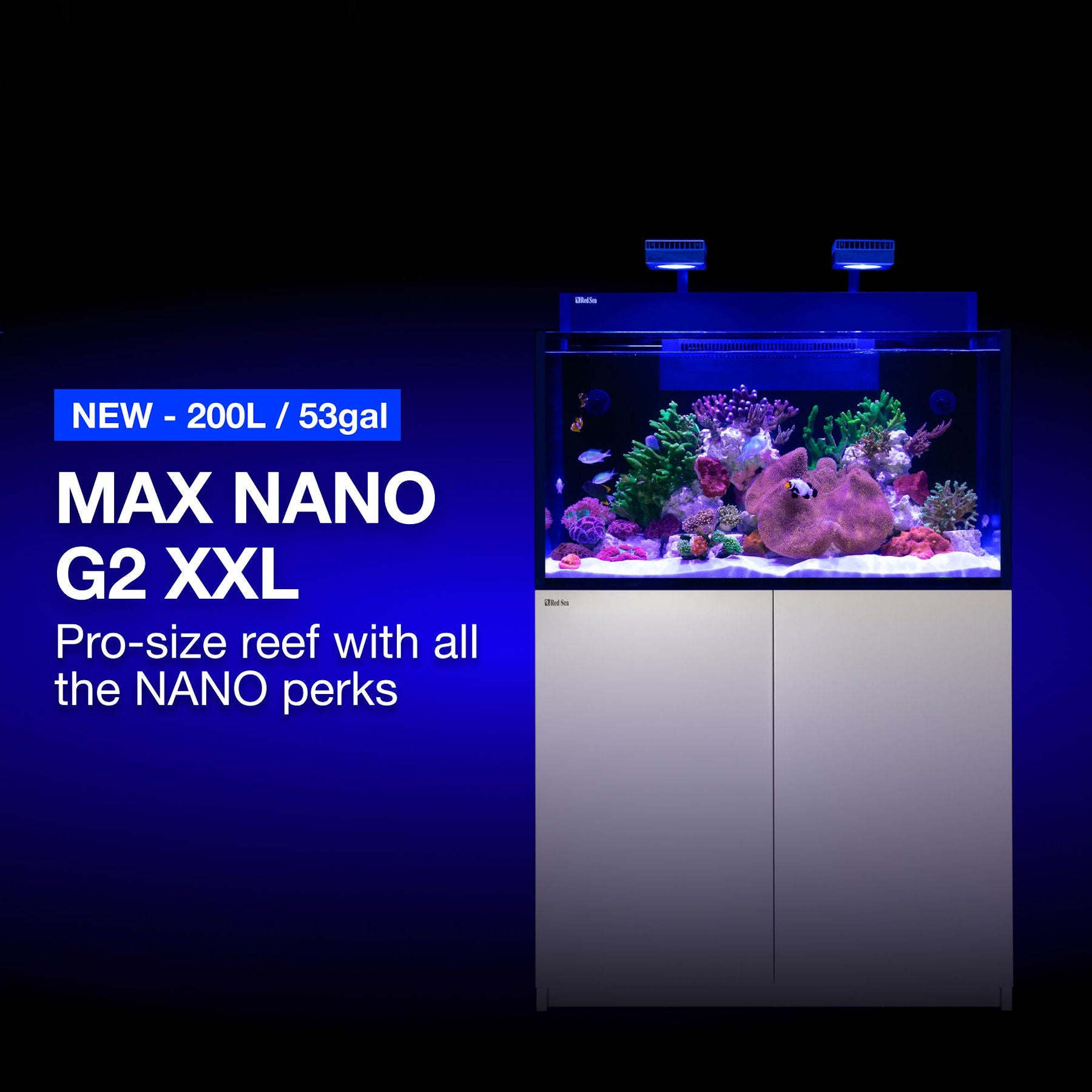 Red Sea MAX Nano G2 XXL - Including Cabinet (Black or White) – Essex ...