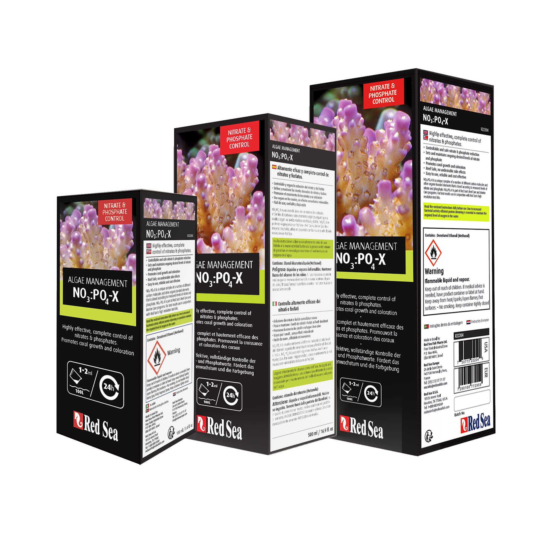 Red Sea Nitrate Phosphate Reducer NO3: PO4-X Reducer (NOPOX) – Essex ...