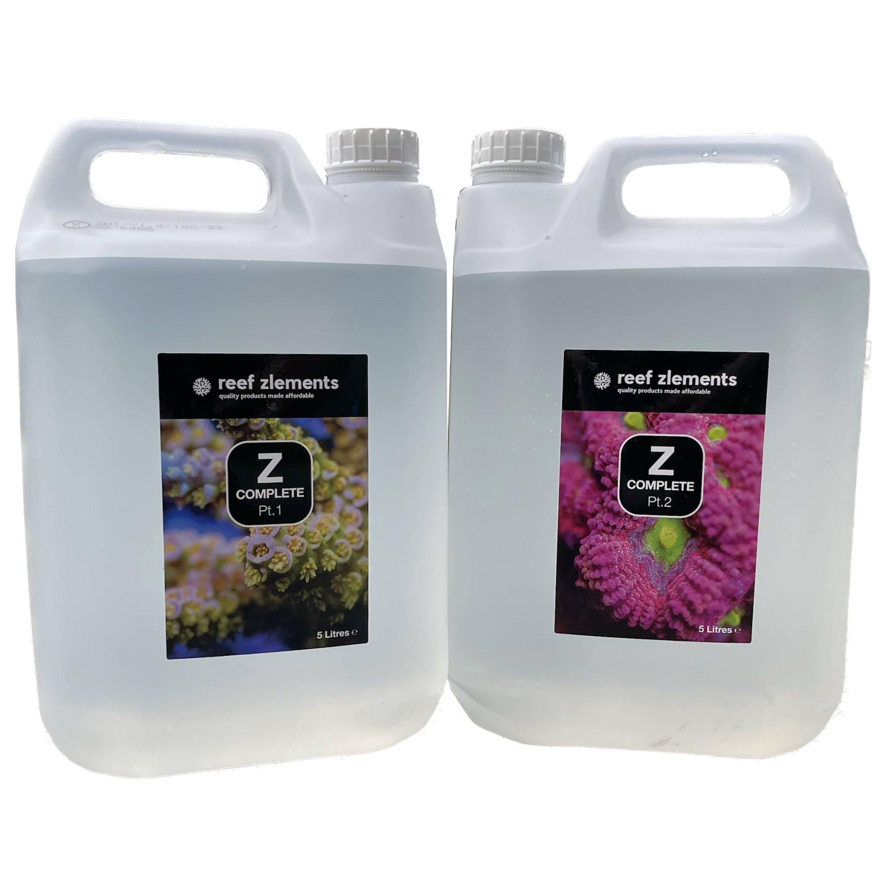 Reef Zlements Complete Two Part Dosing Solution 5L Set – Essex Marine ...
