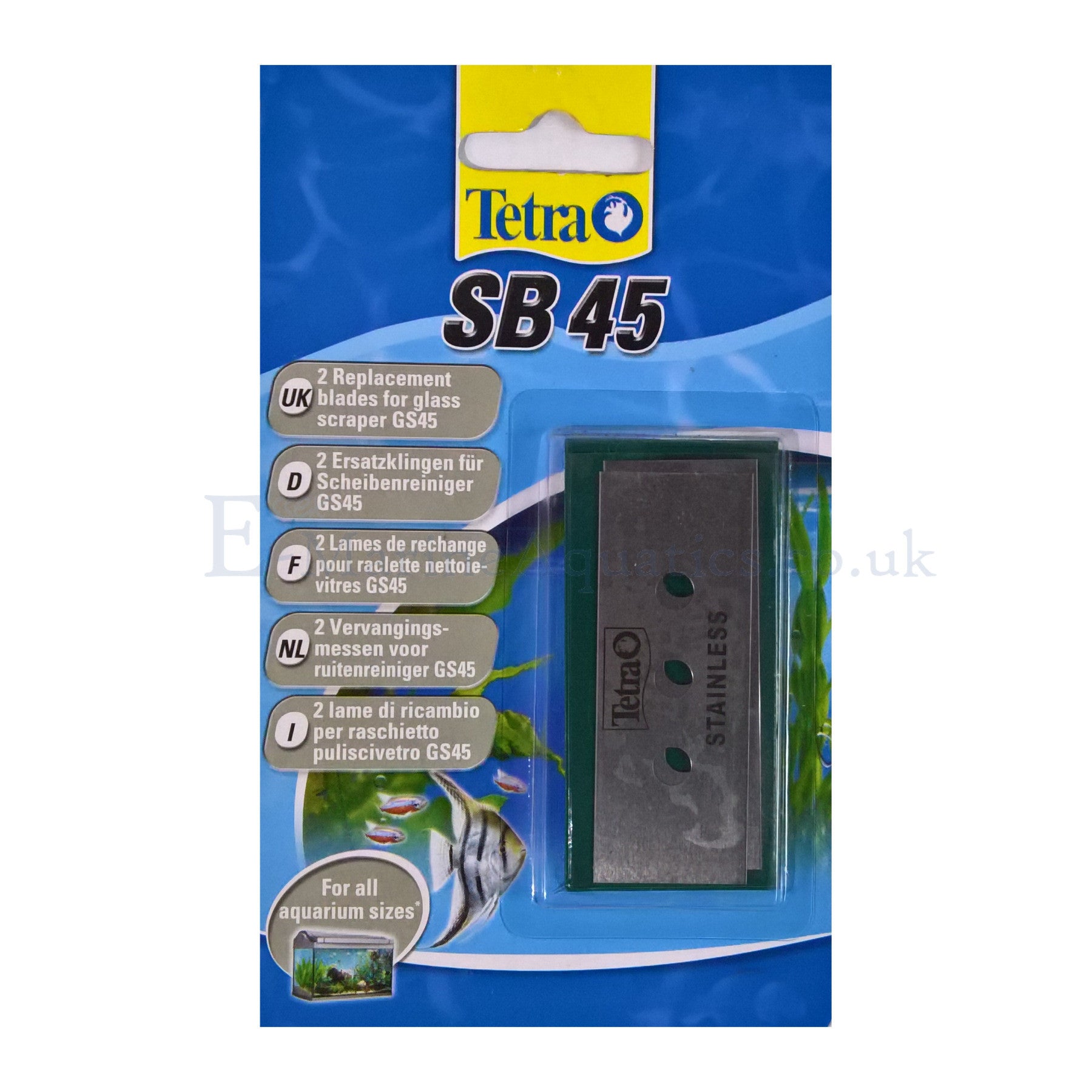 Tetra Replacement Blades For GS45 Scraper – Essex Marine Aquatics